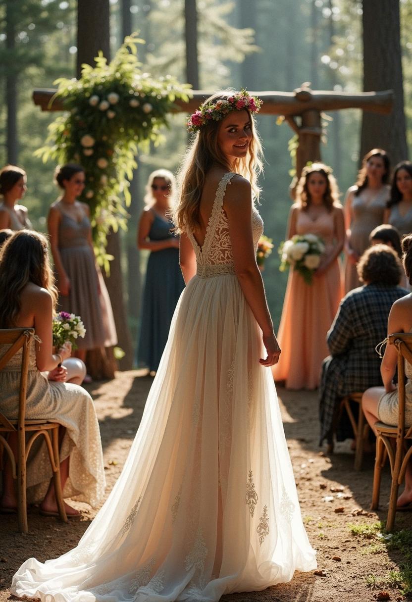Boho Wedding Gown For Dreamy Brides - TheChichBride.com