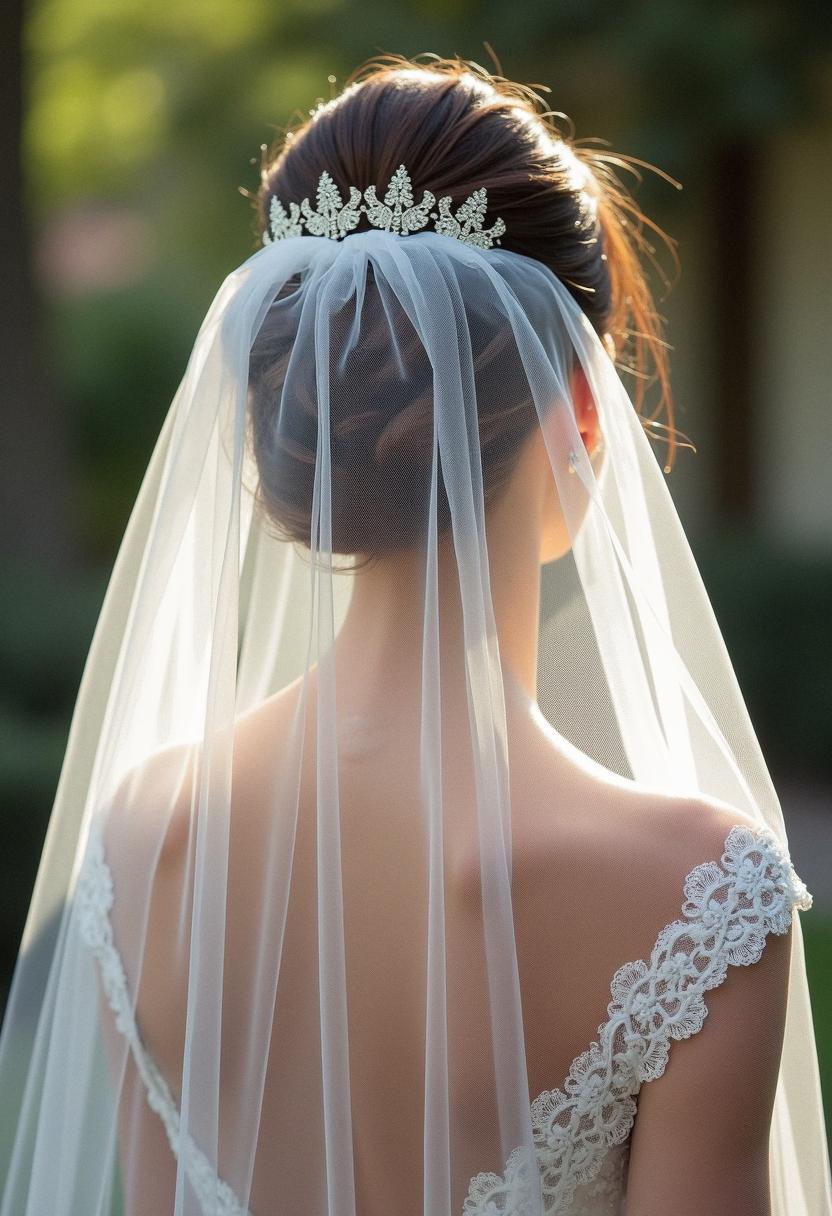 Bridal Veil With Crown Styles - TheChichBride.com