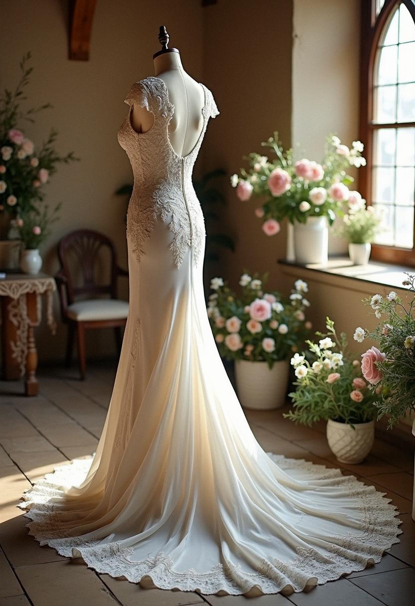 Elegant Wedding Dress Classy Vintage Styles - TheChichBride.com