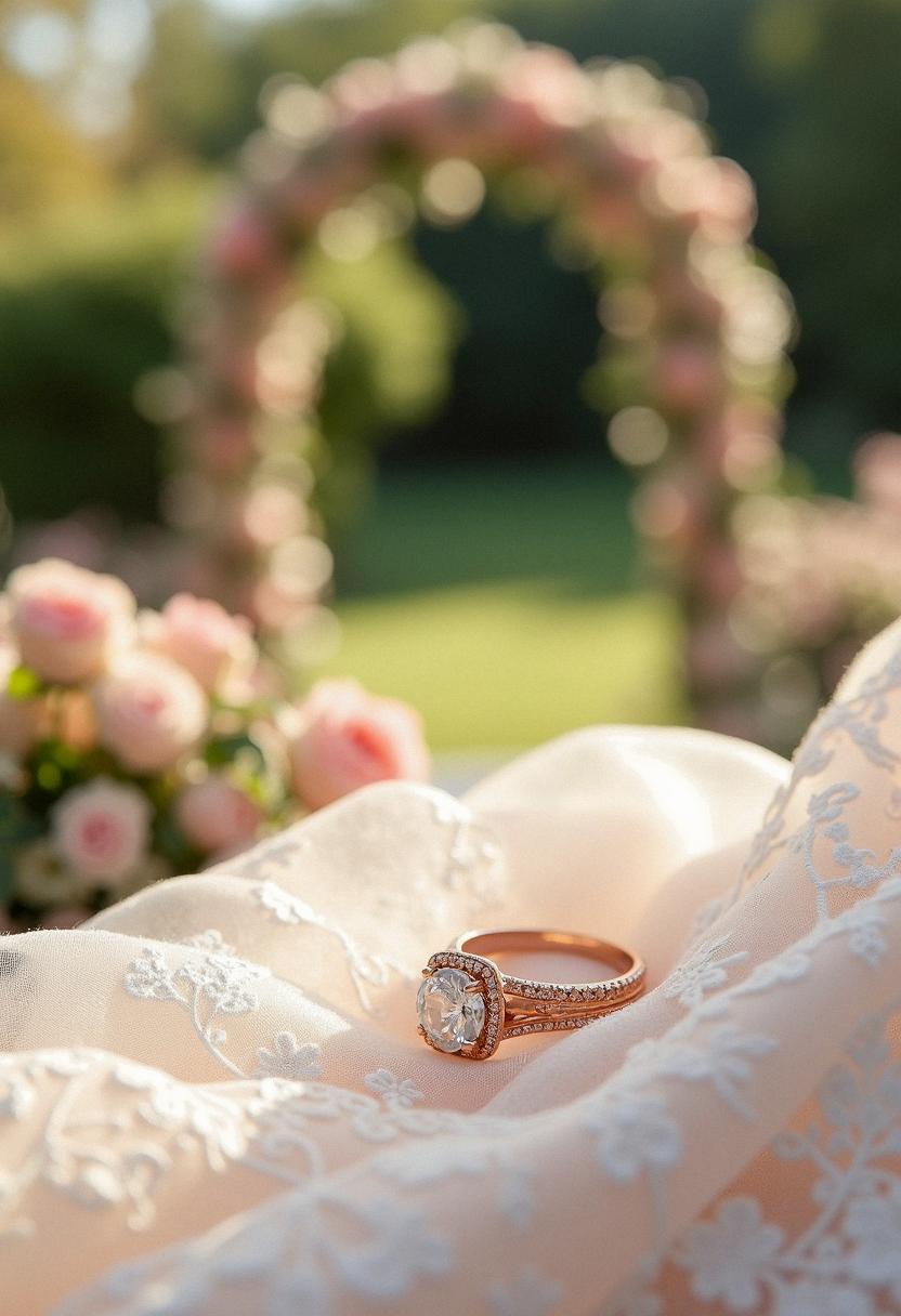 Stunning Engagement Ring Rose Gold Designs - TheChichBride.com
