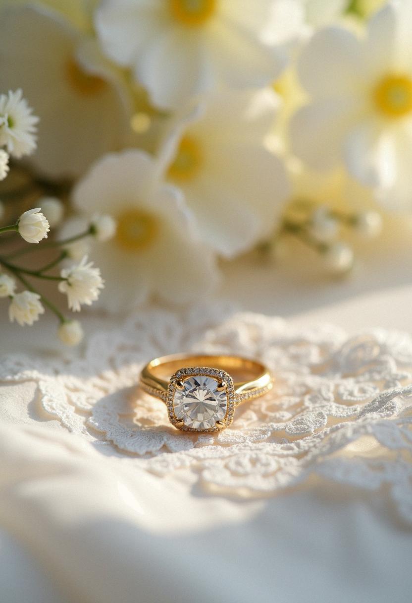 Stunning Engagement Ring Yellow Gold Designs - TheChichBride.com