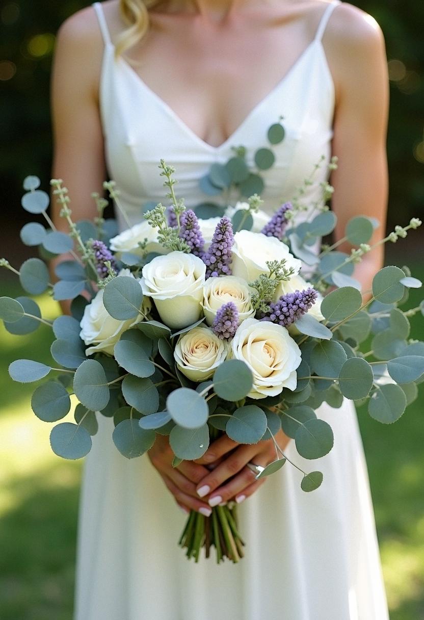 Elegant Eucalyptus Bridal Bouquet Ideas - TheChichBride.com