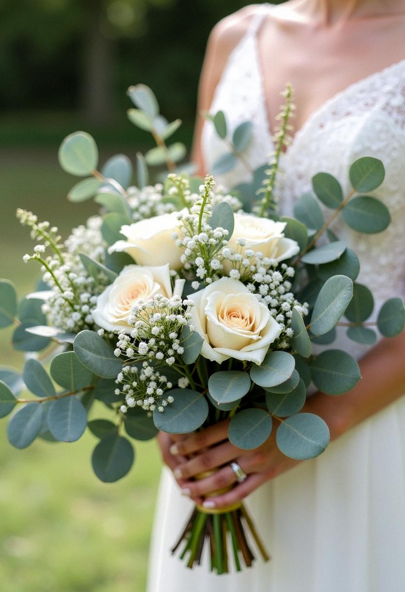 Elegant Eucalyptus Bridal Bouquet Ideas - TheChichBride.com
