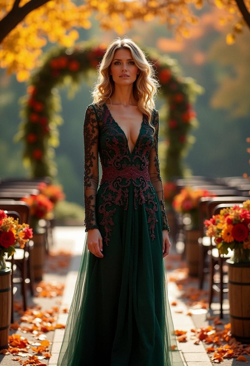 Stylish Fall Wedding Dress Guest Ideas - TheChichBride.com
