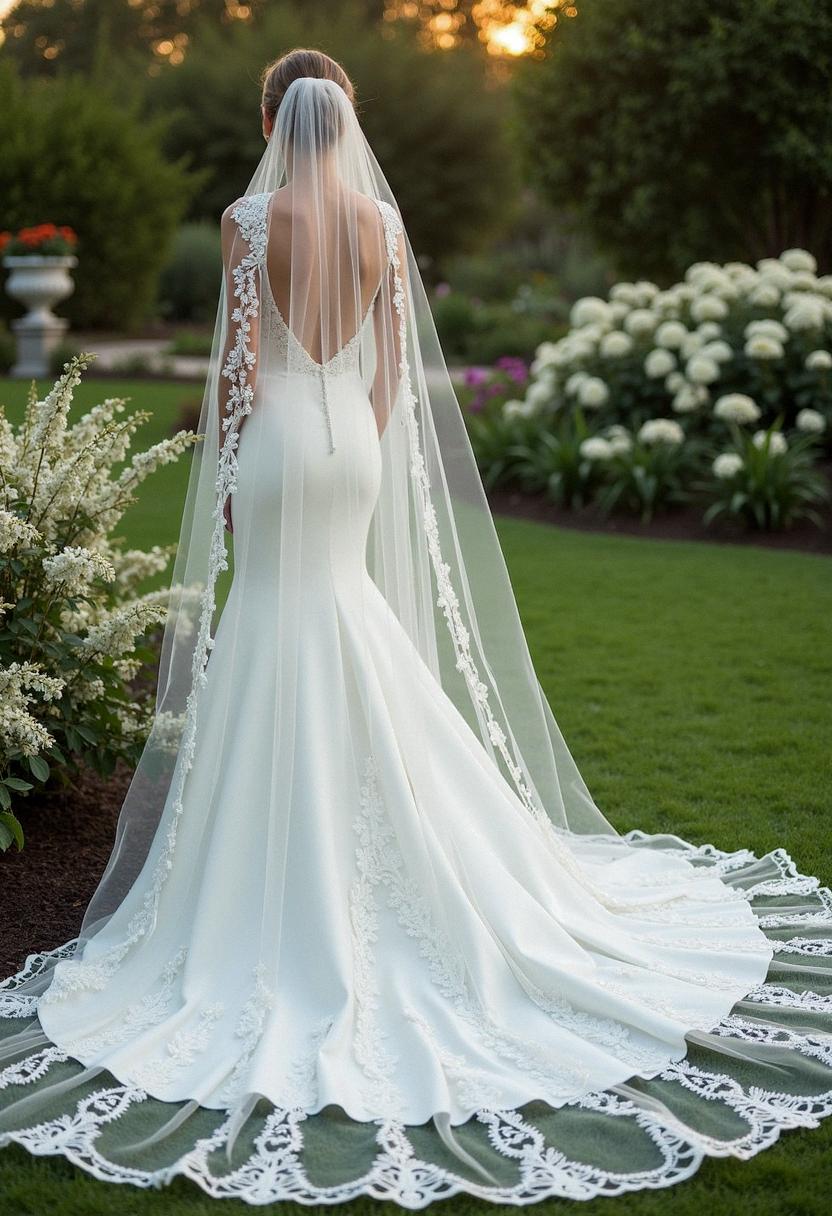 Stunning Long Bridal Veil Options - TheChichBride.com