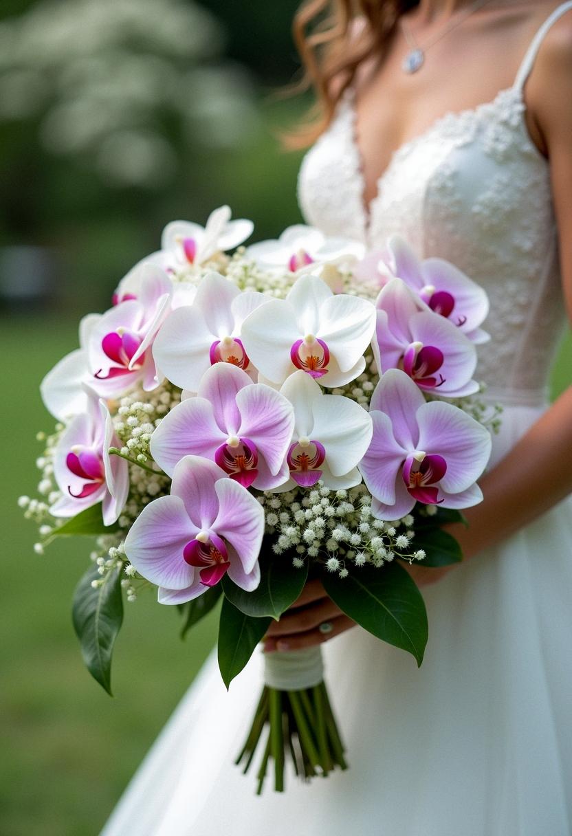 Orchid Bridal Bouquets For Dreamy Weddings - TheChichBride.com