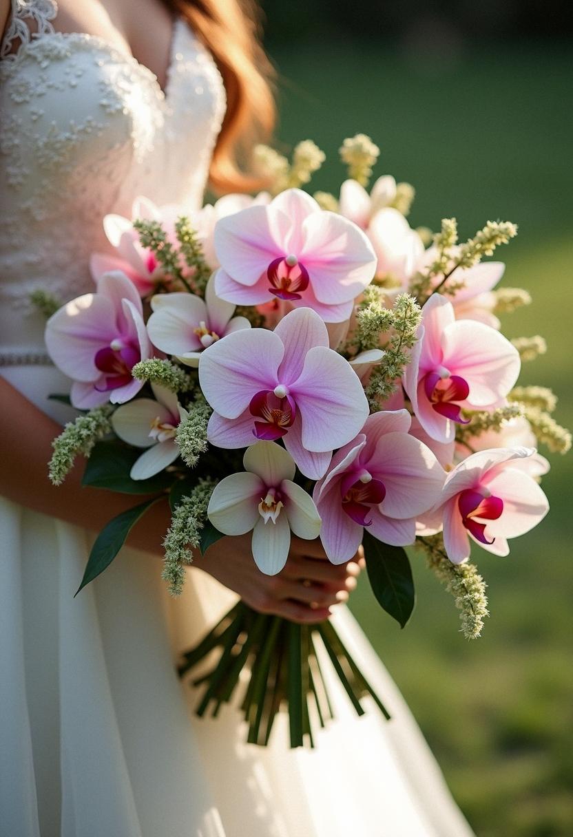 Orchid Bridal Bouquets For Dreamy Weddings - TheChichBride.com