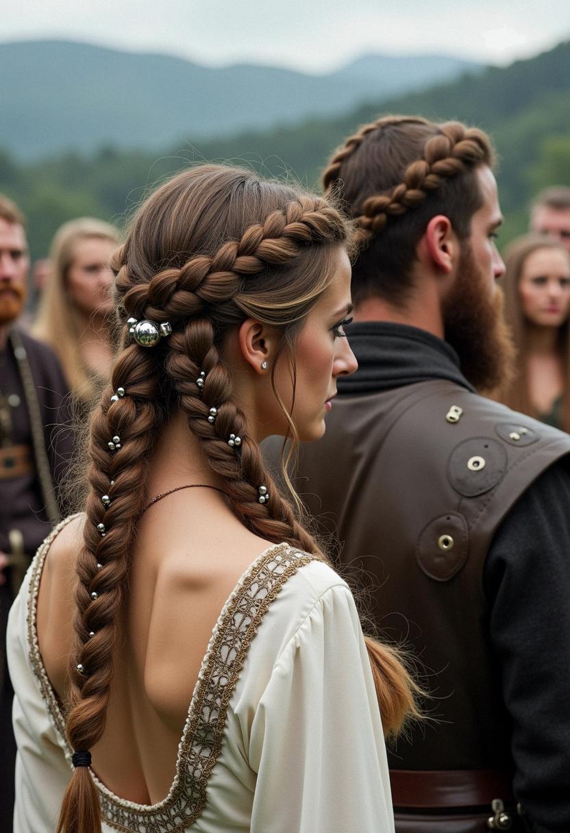 Viking Wedding Braids Ideas - TheChichBride.com