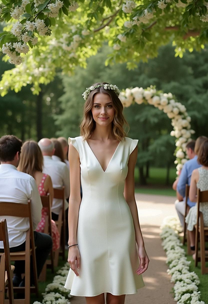 Simple Short Wedding Dresses You'll Love - TheChichBride.com