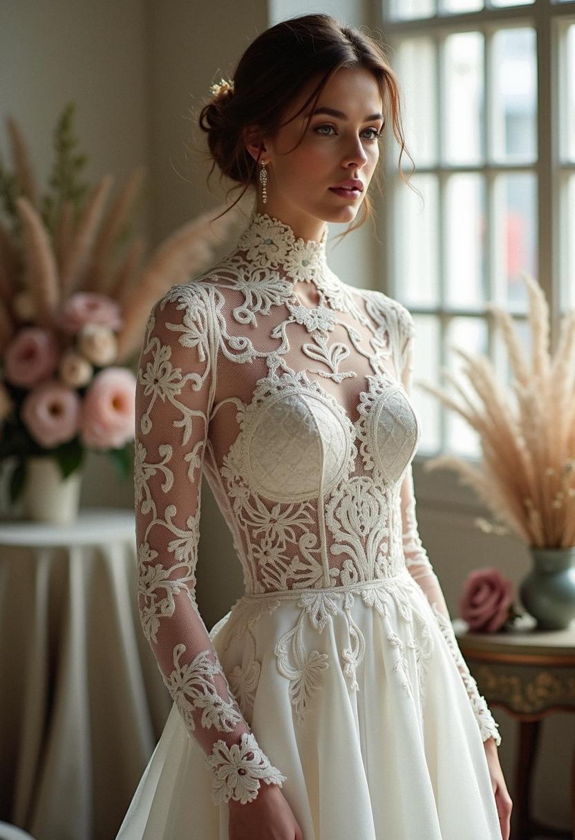 Modest Lace Wedding Dresses Styles Thechichbride