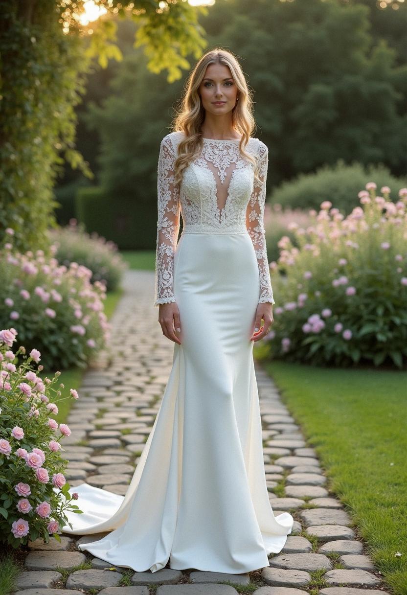 Modest Lace Wedding Dresses Styles Thechichbride