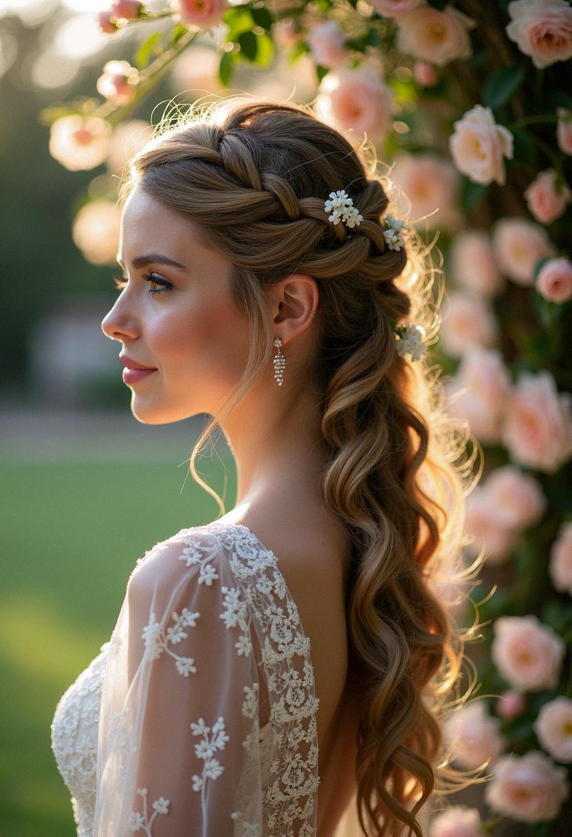 Wedding Hairstyle Braided Ideas Brides Love - TheChichBride.com