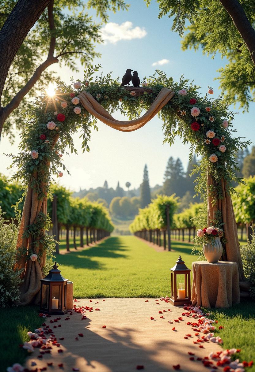Stunning Wedding Rustic Arch Ideas - TheChichBride.com