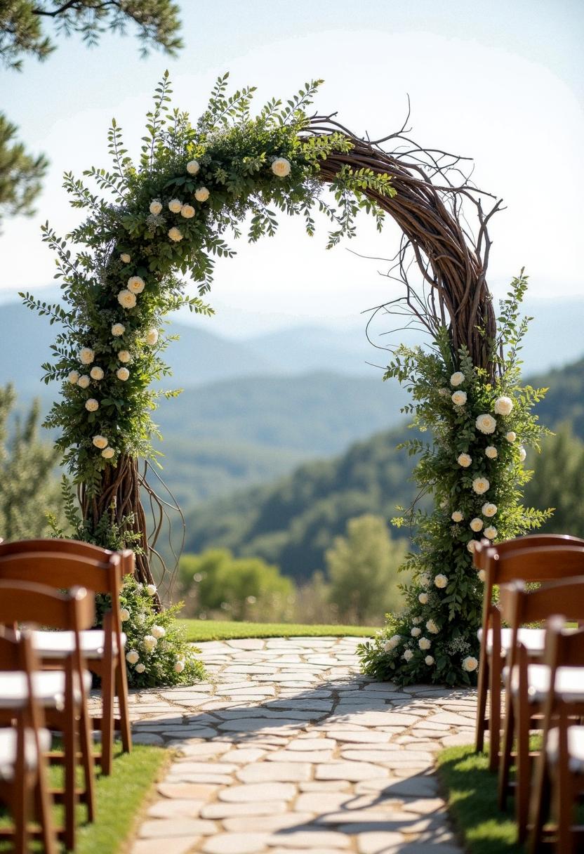 Stunning Wedding Rustic Arch Ideas - TheChichBride.com
